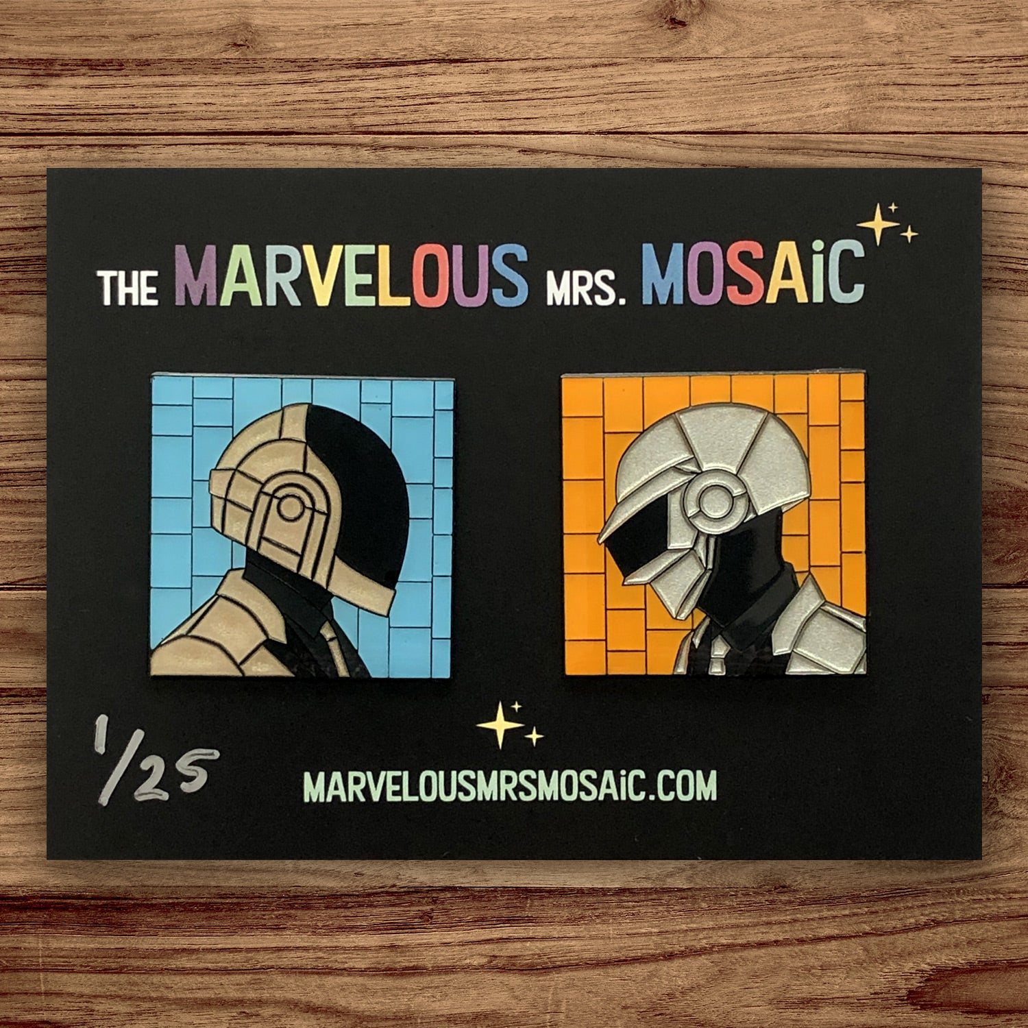 Daft Punk Pins – The Marvelous Mrs. Mosaic