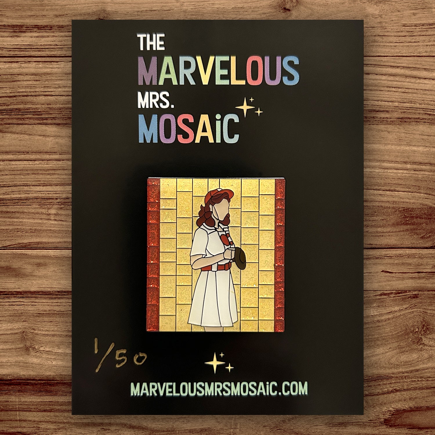 Greta Gill Pin II – The Marvelous Mrs. Mosaic